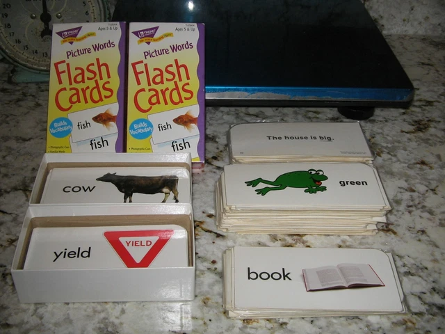 TREND PICTURE WORDS & More Flash Cards (T53004) + Sentence Cards $14.95 ...