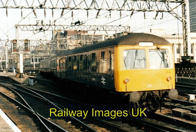 RAILWAY PHOTO - Cravens class 105 Glasgow Central DMU BR Blue c1980's £ ...