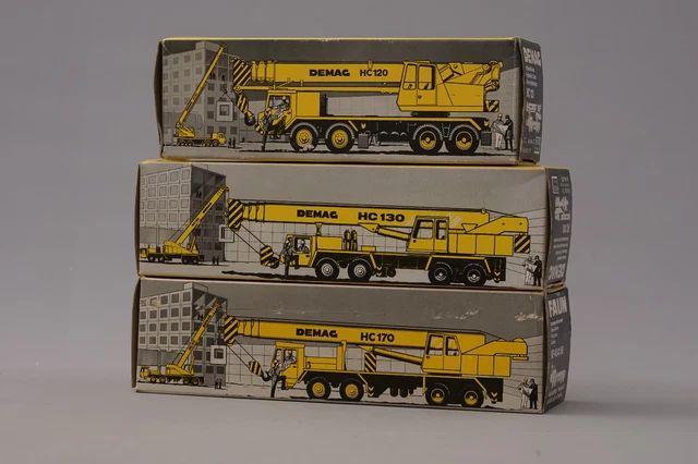 (A77) NZG MODELLE DEMAG HC 120, HC 130 und HC 170 Teleskopkran mit Box ...