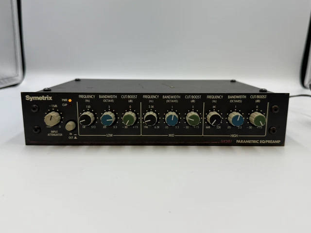 SYMETRIX SX201, PARAMETRIC Equalizer / Preamp, Eq, Unit $180.00 - PicClick