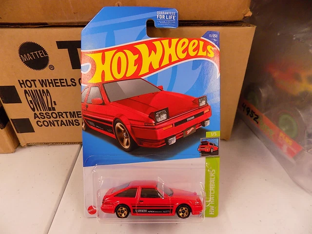 2022 HOT WHEELS Toyota AE86 Sprinter Trueno, New Red Color, HW ...