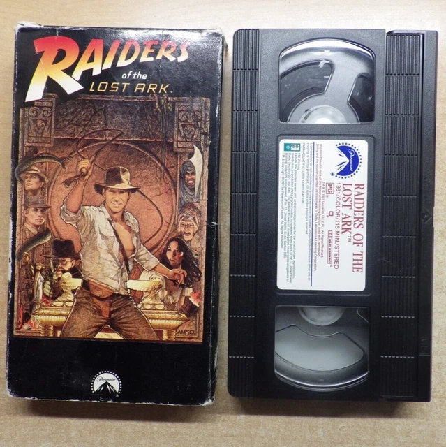 RAIDERS OF THE Lost Ark VHS Paramount 1989 Indiana Jones HARRISON FORD ...