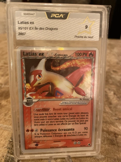 CARTE POKÉMON LATIAS EX 95/101 FR - PCA9 - Ex Ile des Dragons Bloc EX EUR 550,00 - PicClick FR