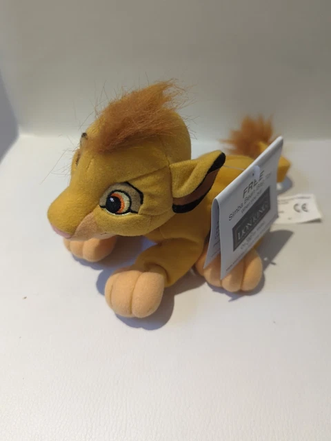SIMBA CUB SOFT toy from The Lion King Bean bag Toy 16cm without tail £6 ...