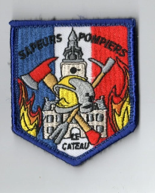 ÉCUSSON POMPIER SECURITE civile LE CATEAU SDIS 59 EUR 10,00 - PicClick FR