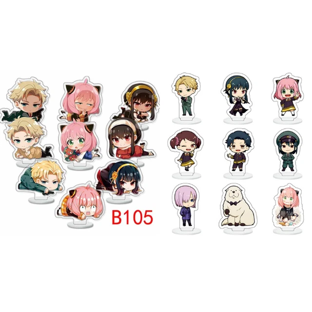 SPY X FAMILY ACRYLIC STANDS SET OF 9 UK SELLER Anya Loid Yor Forger ...