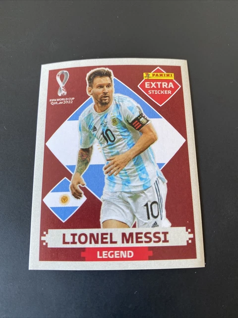 LIONEL MESSI - Panini Qatar 2022 FIFA World Cup - EXTRA STICKER LEGEND £12.60 - PicClick UK