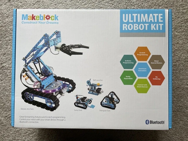 MAKEBLOCK MBOT ULTIMATE 10-in-1 Coding Robot Building Kit App Remote ...