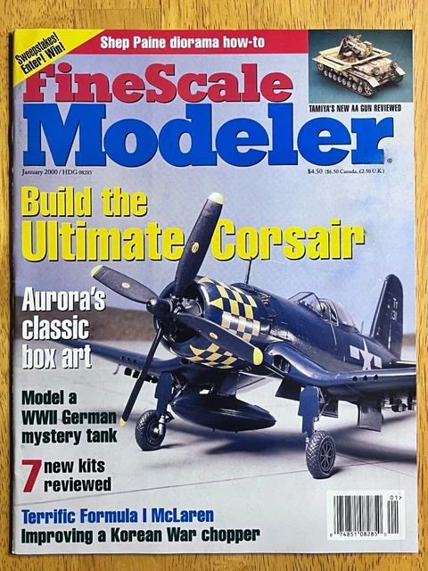 JANUARY 2000 ISSUE Fine Scale Modeler Magazine FSM $14.88 - PicClick