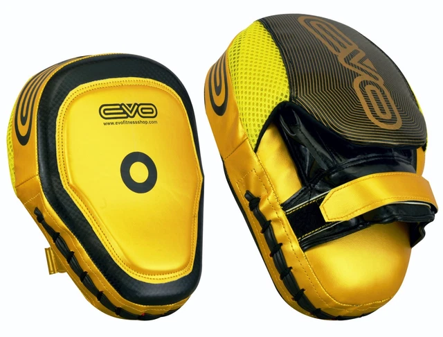 EVO CURVED BOXING MMA Focus Pads Muay Thai Martial Arts Training Pad ...