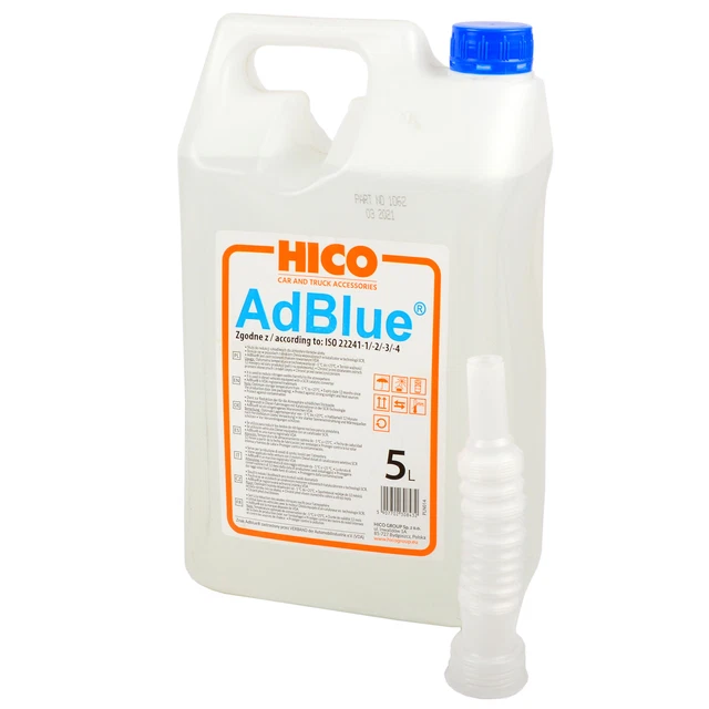 5L HICO ADBLUE Harnstofflösung Additiv für Diesel mit Ausgießer Ad Blue EUR 17,73 - PicClick IT