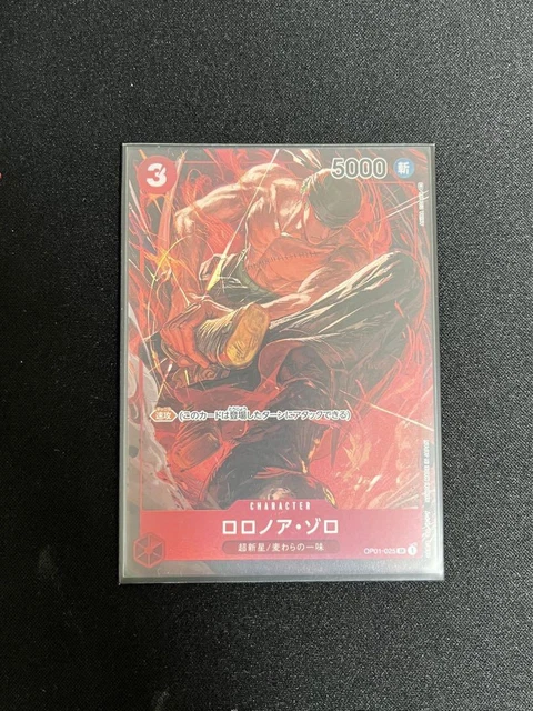 ONE PIECE CARD Game Roronoa Zoro (Alt Art) OP01-025 SR ROMANCE DAWN OPCG TCG EUR 80,84 - PicClick FR