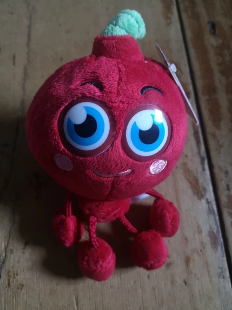 MOSHI MONSTERS MOSHLINGS Collection soft plush cuddly toy beanie CHERRY ...