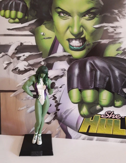 MARVEL EAGLEMOSS SHE-HULK Figurine + Magazine + extra magazine. £9.98 ...