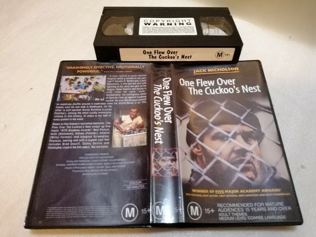 ONE FLEW OVER THE CUCKOO'S NEST 1975 - Warner VHS Issue - Jack ...