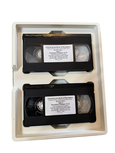 UNLOCKING REVELATION (8-HOUR VHS Video Study) Perry Stone Jr. (No ...