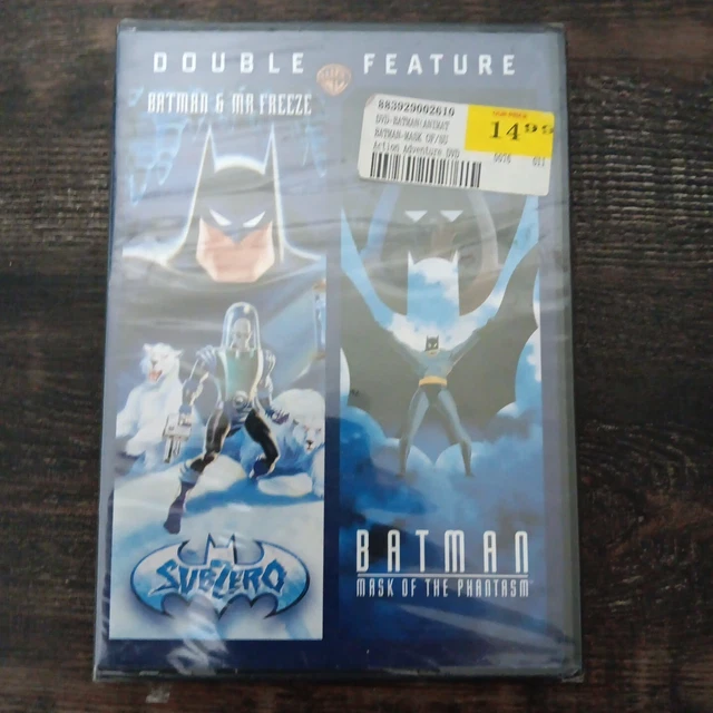 WB DOUBLE FEATURE Batman Mr. DVD Freeze SubZero & Mask Of The Phantasm ...