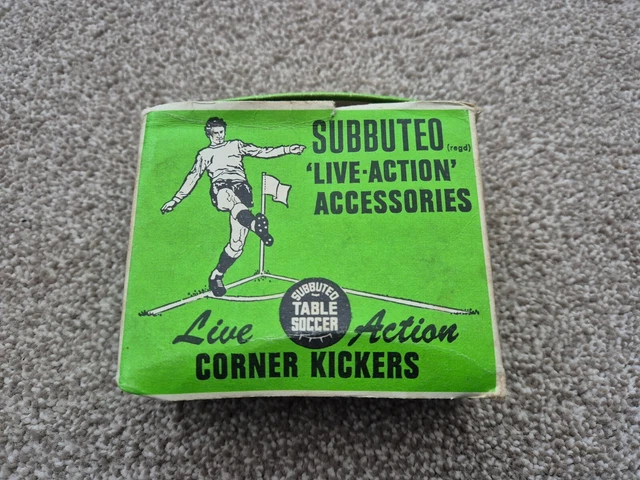 VINTAGE FOOTBALL SUBBUTEO C131 Set Of 2 Live Action Corner Kickers ...