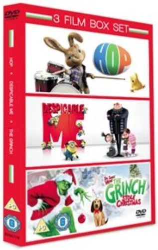 HOP / DESPICABLE Me / How The Grinch Stole Christmas (DVD, 2011) Region ...
