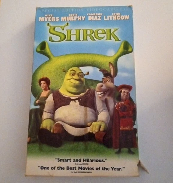 SHREK VHS 2001 Big Box Special Edition Dreamworks, Myers, Murphy, Diaz ...