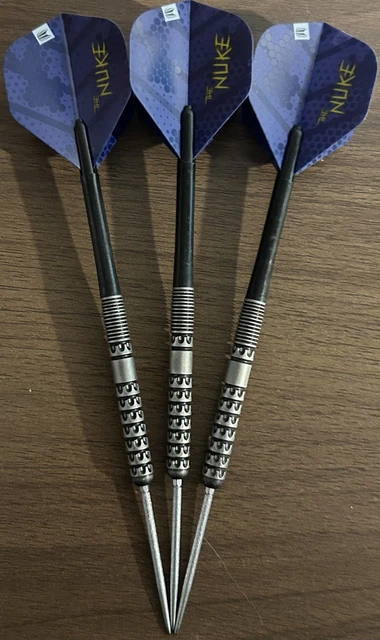 TARGET LUKE LITTLER Gen 1 Swiss point Paint Stripped 23G Tungsten darts ...
