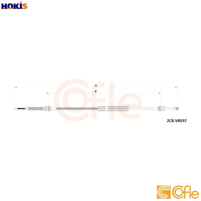 CABLE PULL MANUAL TRANSMISSION 92.2CB.VK037 FOR VW CC/PASSAT/B6/B7 BVX ...