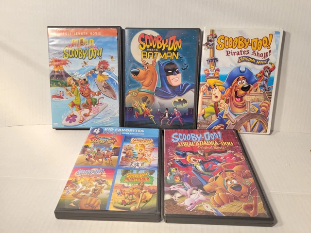 LOT OF 5 Scooby-Doo Cartoons ALOHA-PIRATES-BATMAN-ABRACADABRA-4 BOX SET ...