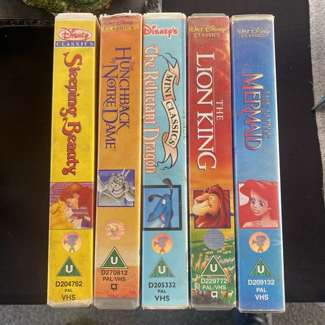 DISNEY VHS BUNDLE £10.00 - PicClick UK