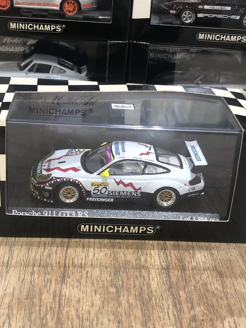1:43 MINICHAMPS PORSCHE 911 Gt3 Rs 24H Spa-Francorchamps 2003 Winners ...