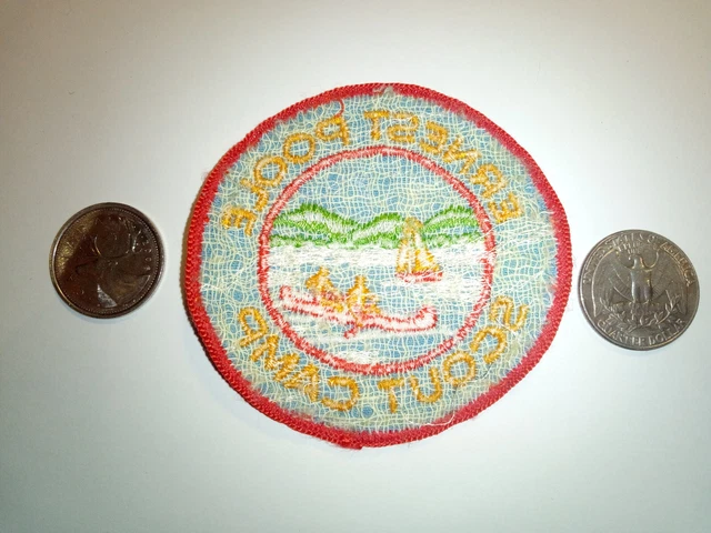 1970S BOY SCOUTS Canada Ernest Poole Scout Camp Patch Badge Crest $19. ...