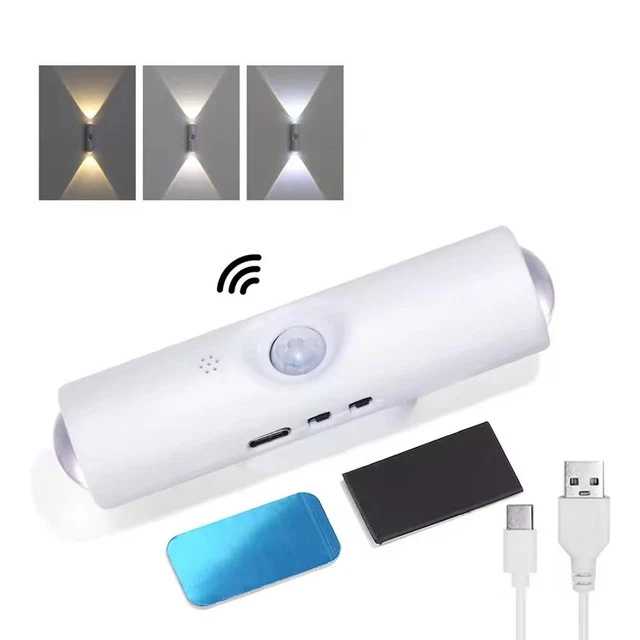 LED MOTION SENSOR Night Light RGB Charging LED Wall Light USB ...