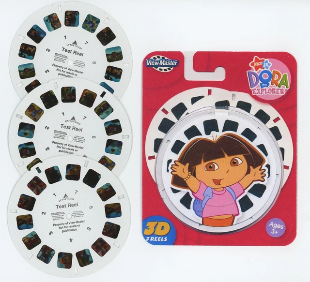 DORA THE EXPLORER View-Master 3 Factory TEST Reels + Copy of Front ...