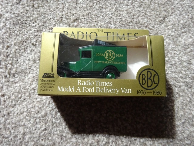 RADIO TIMES BBC 50 Years Model A Ford Delivery Van - Lledo Promotional ...