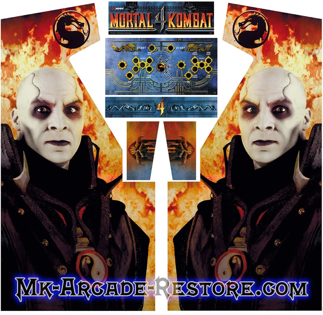 MORTAL KOMBAT ARCADE Side Art Work MK1 CPO Midway EUR 161,95 - PicClick FR