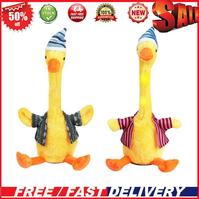TALKING TOY DANCING Duck Doll Speak Talk Sound Record Repeat Toys for ...