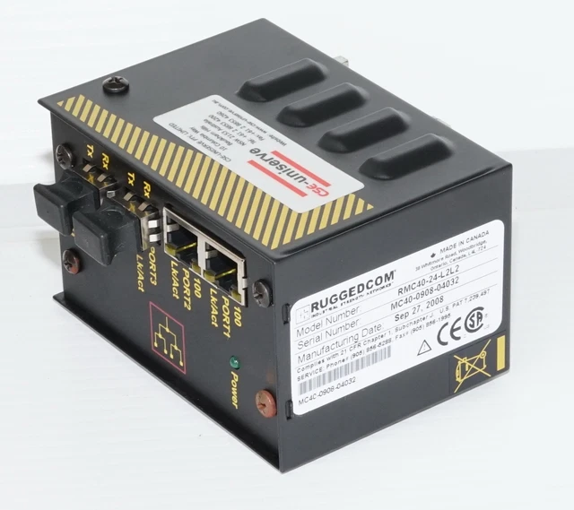 RUGGEDCOM SIEMENS RMC40-24-L2L2 Industrial Ethernet Switch 2xJJ45 ...