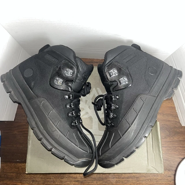 NIB MENS TIMBERLAND Euro Hiker Shell-Toe Jacquard Boot black size 11 ...