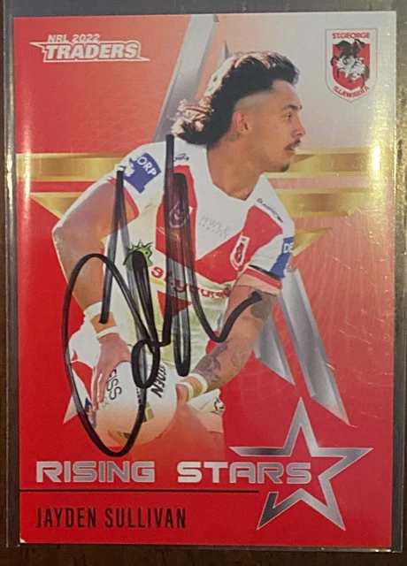 JAYDEN SULLIVAN ST George Illawarra 2022 Traders Rising Stars Nrl ...