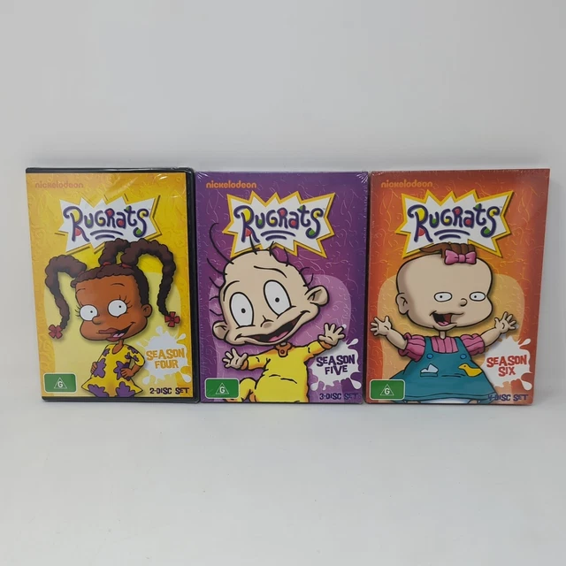 RUGRATS - SEASON 4 5 6 - Nickelodeon - Lot of 3 - Region 4 DVD - New ...