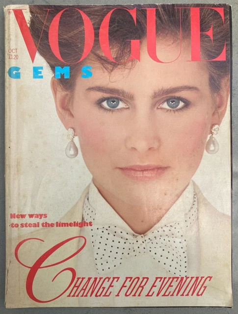 VOGUE MAGAZINE: OCTOBER 1982 - Juli Foster - British Vogue Fashion ...