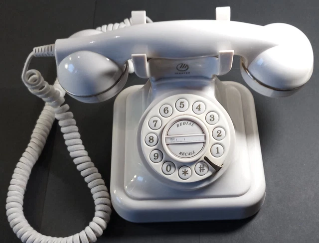 TELEFONO FISSO A Disco Rotella-Master Spa-Modello Seattle-Vintage ...