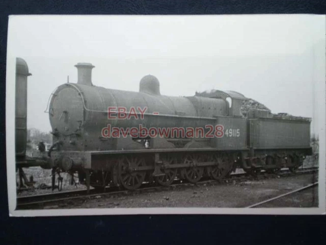 PHOTO LMS Ex Lnwr Whale 0-8-0 9114 Lms No 49115 £2.00 - PicClick UK