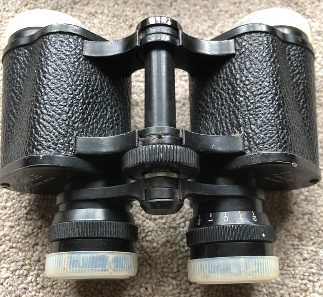 VINTAGE FRANK NIPOLE COATED OPTICS 8x30 BINOCULARS & CASE NO.52074 ...