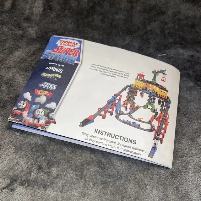 FISHER PRICE THOMAS & Friends Super Station Train Track Set Instruction ...