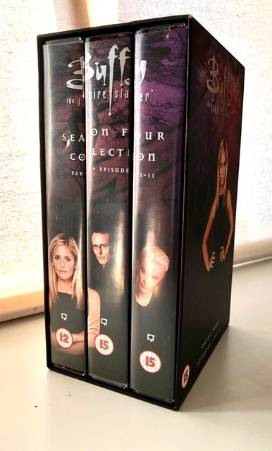 BUFFY THE VAMPIRE Slayer Season 4 VHS Box set- Part 1 - Episodes 1-11 £ ...