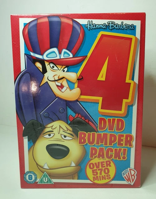 Hanna Barbera Wacky Races 4 Dvd Bumper Pack Boxset Collection New