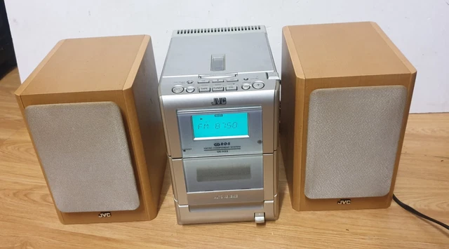 JVC UX-H33 MICRO Hi-Fi Stereo System RDS Radio CD Player Cassette ...