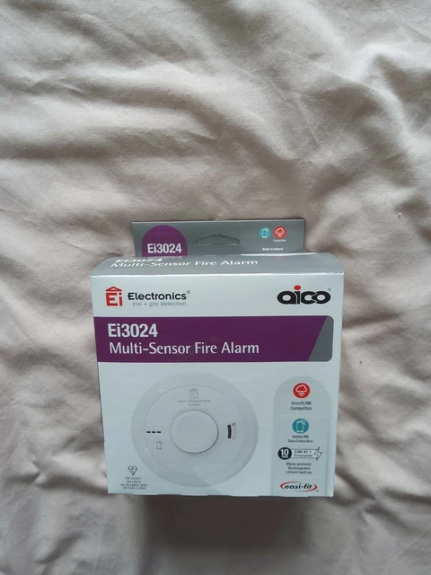 AICO EI3024 MAINS powered Multi Sensor (Smoke & heat) Fire alarm £34.00 ...