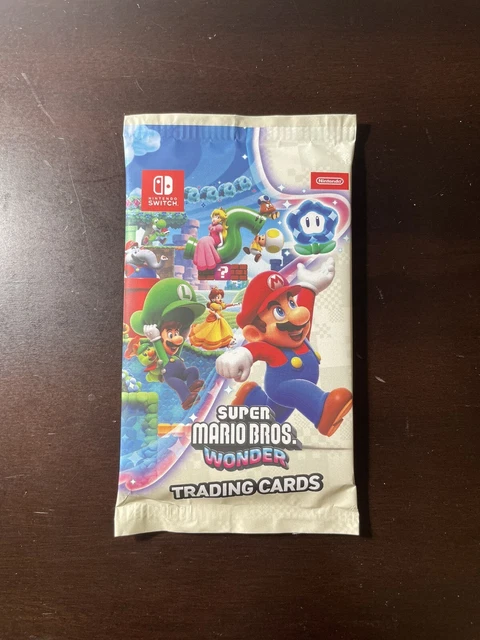 NINTENDO SUPER MARIO Bros. Wonder Trading Card Pack - New & Factory ...
