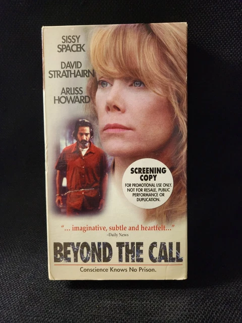 BEYOND THE CALL VHS 1996 Screener Rare Sissy Spacek David Strathairn ...